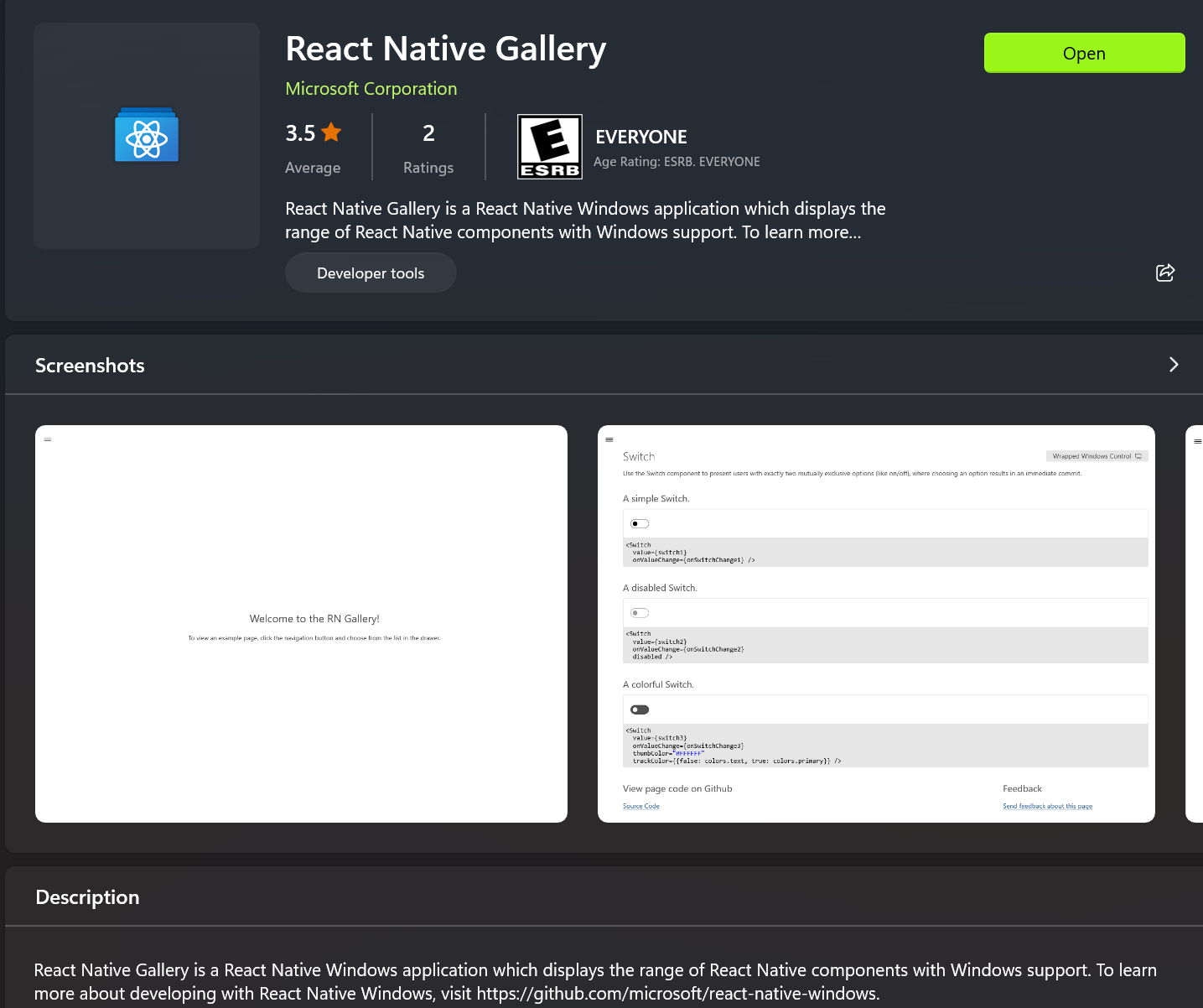 Store page images don't show new (much improved!) home page · Issue #185 · microsoft/react ...
