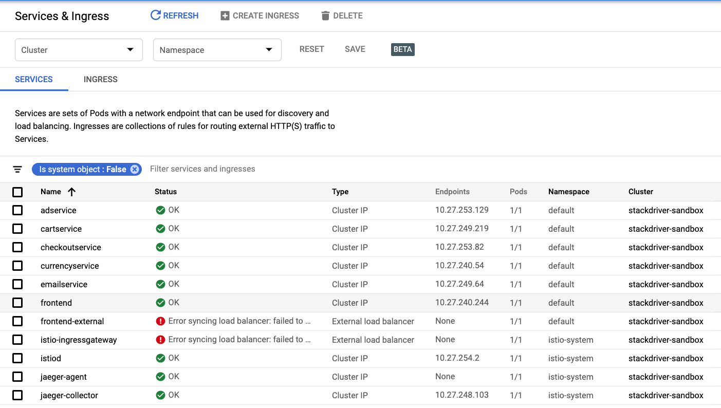 Cannot provision load balancer · Issue #392 · GoogleCloudPlatform/cloud-ops-sandbox · GitHub