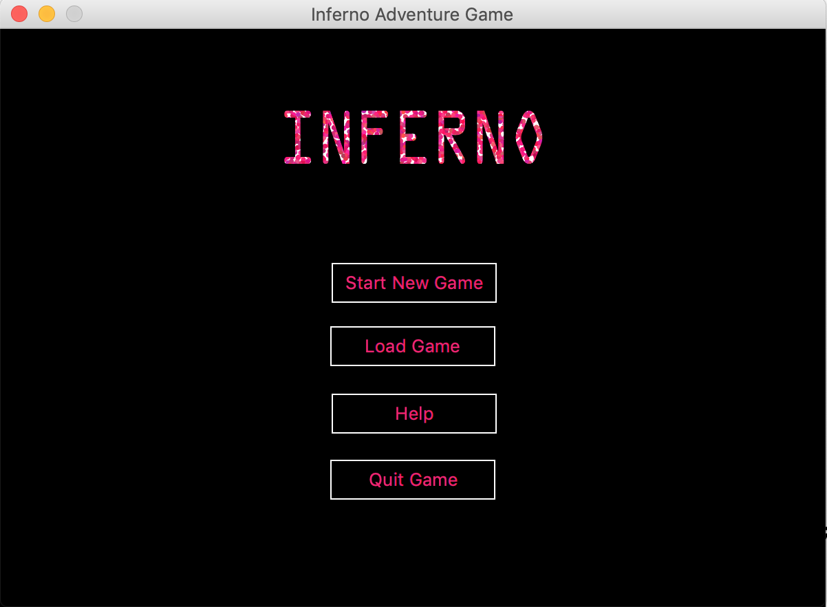 GitHub - themarinect/Inferno: Java Text-Based Game
