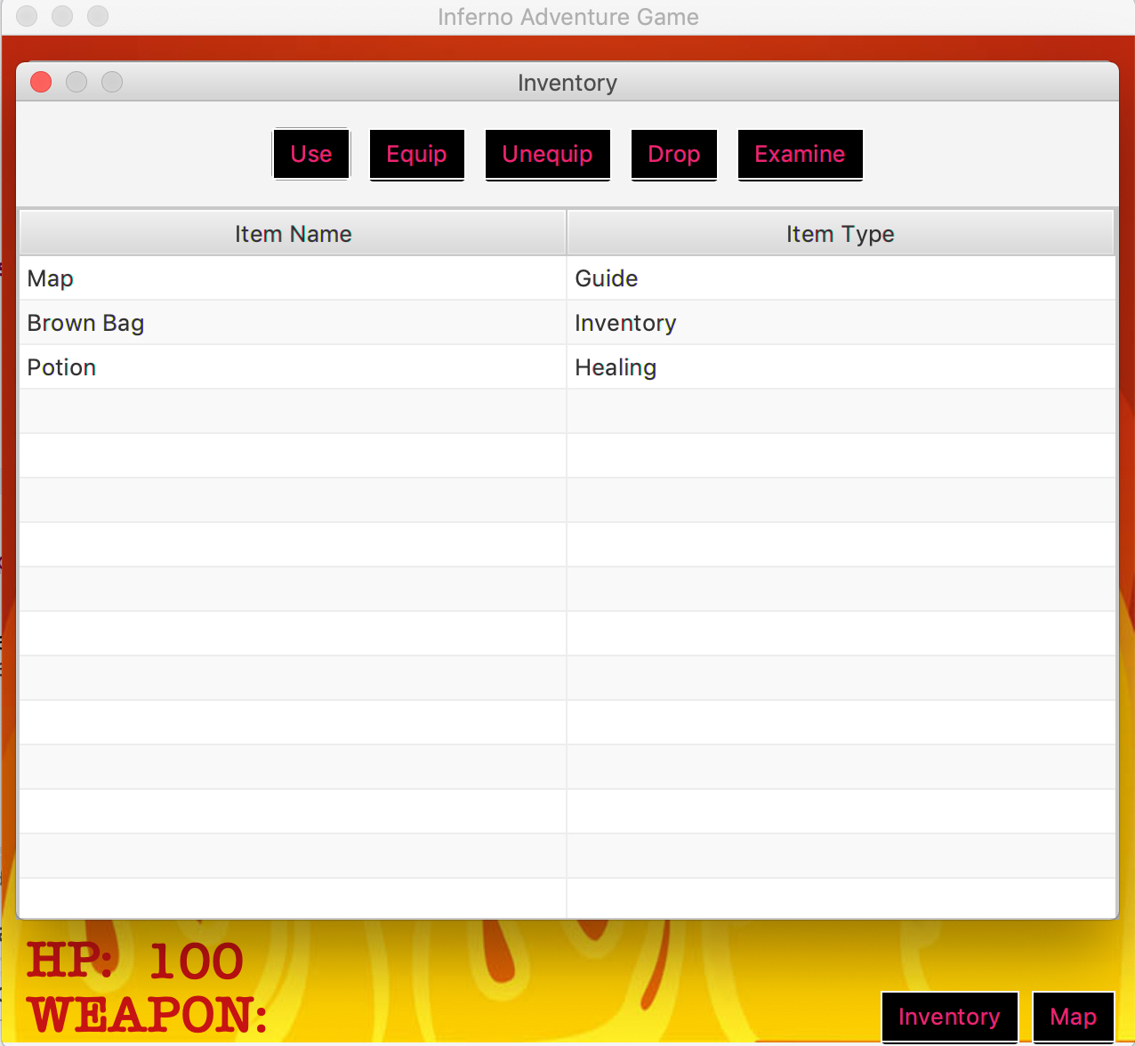 GitHub - themarinect/Inferno: Java Text-Based Game