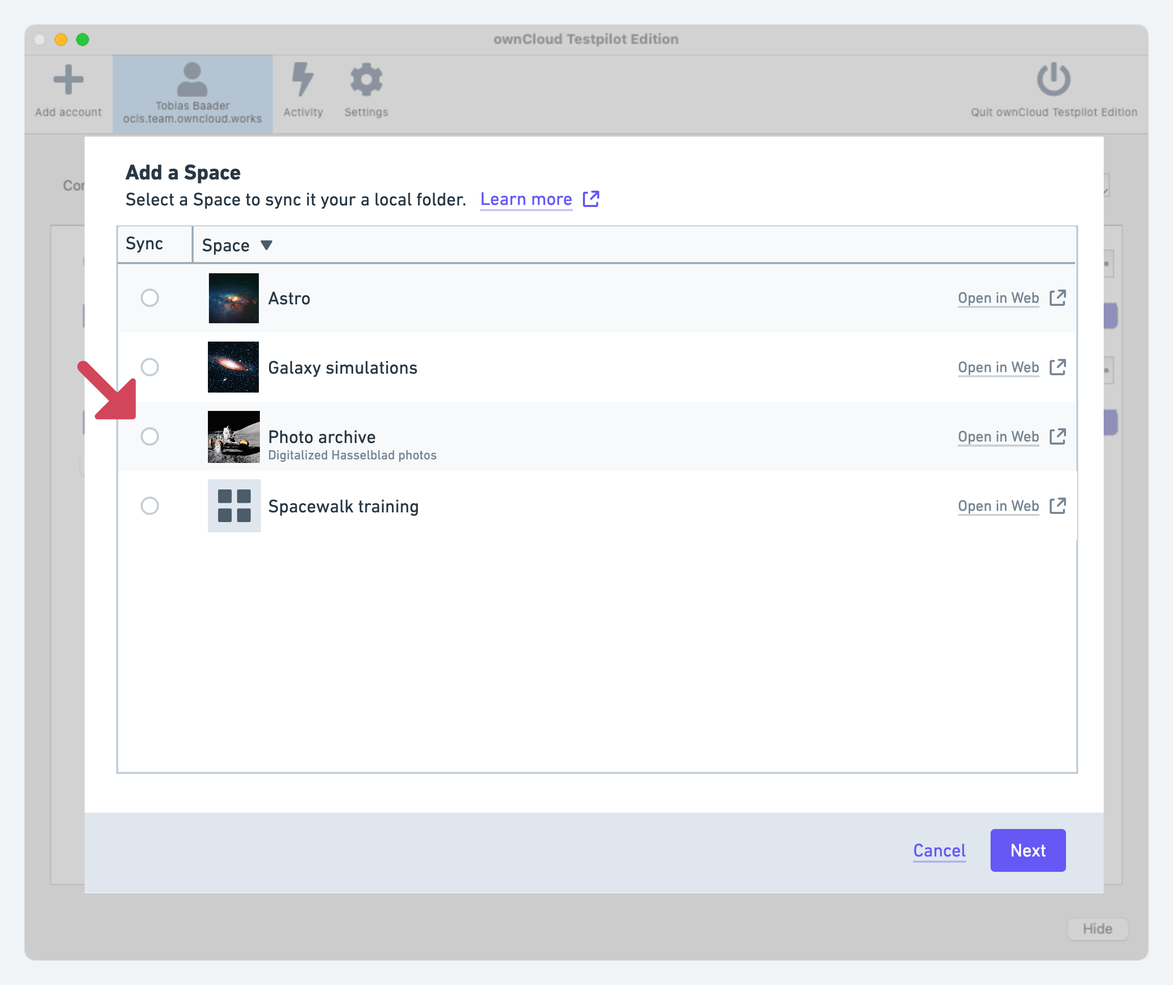 [Spaces] Add a single Space · Issue #10047 · owncloud/client · GitHub