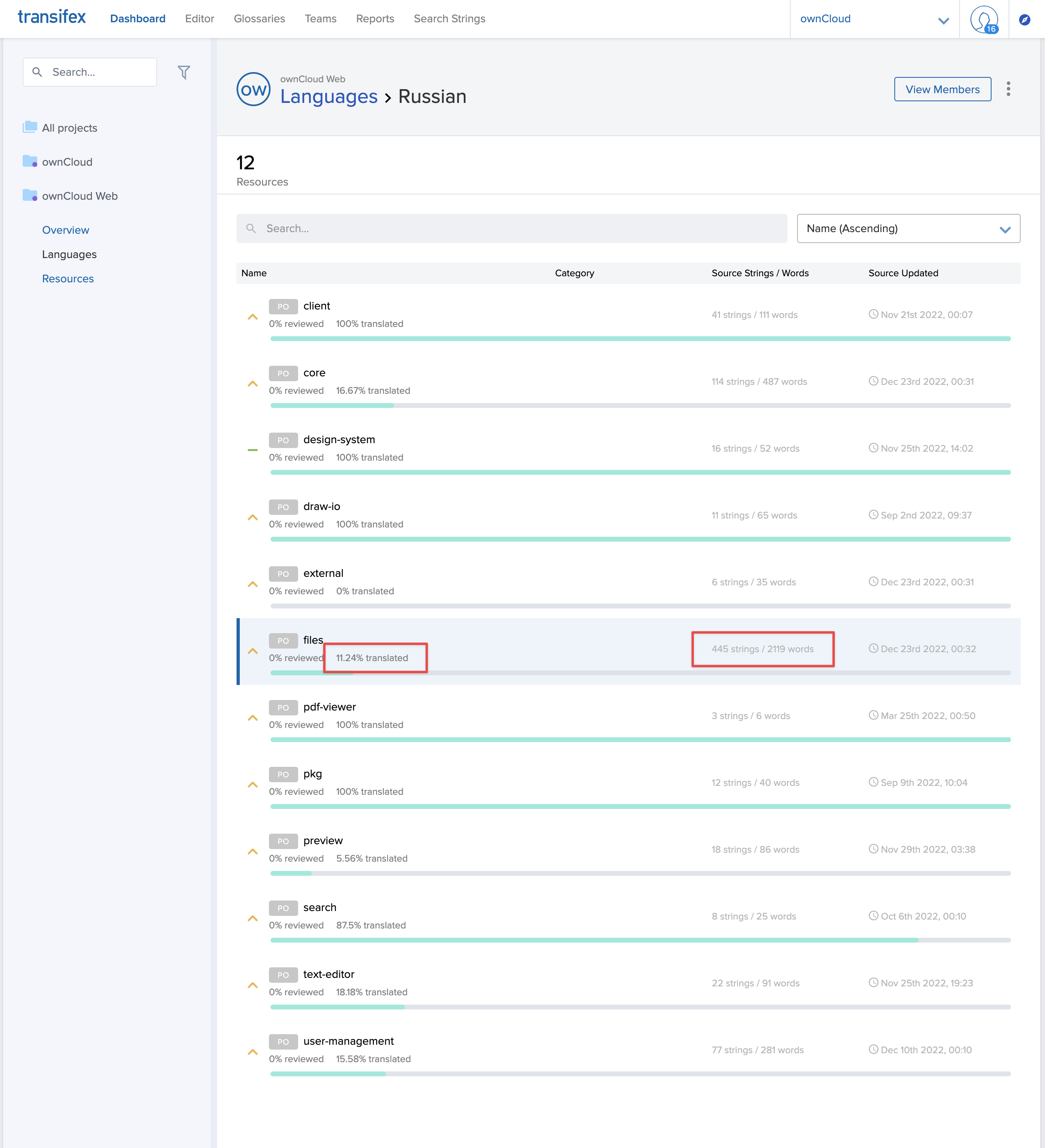 Extended support for localization languages · Issue #8155 · owncloud/web · GitHub