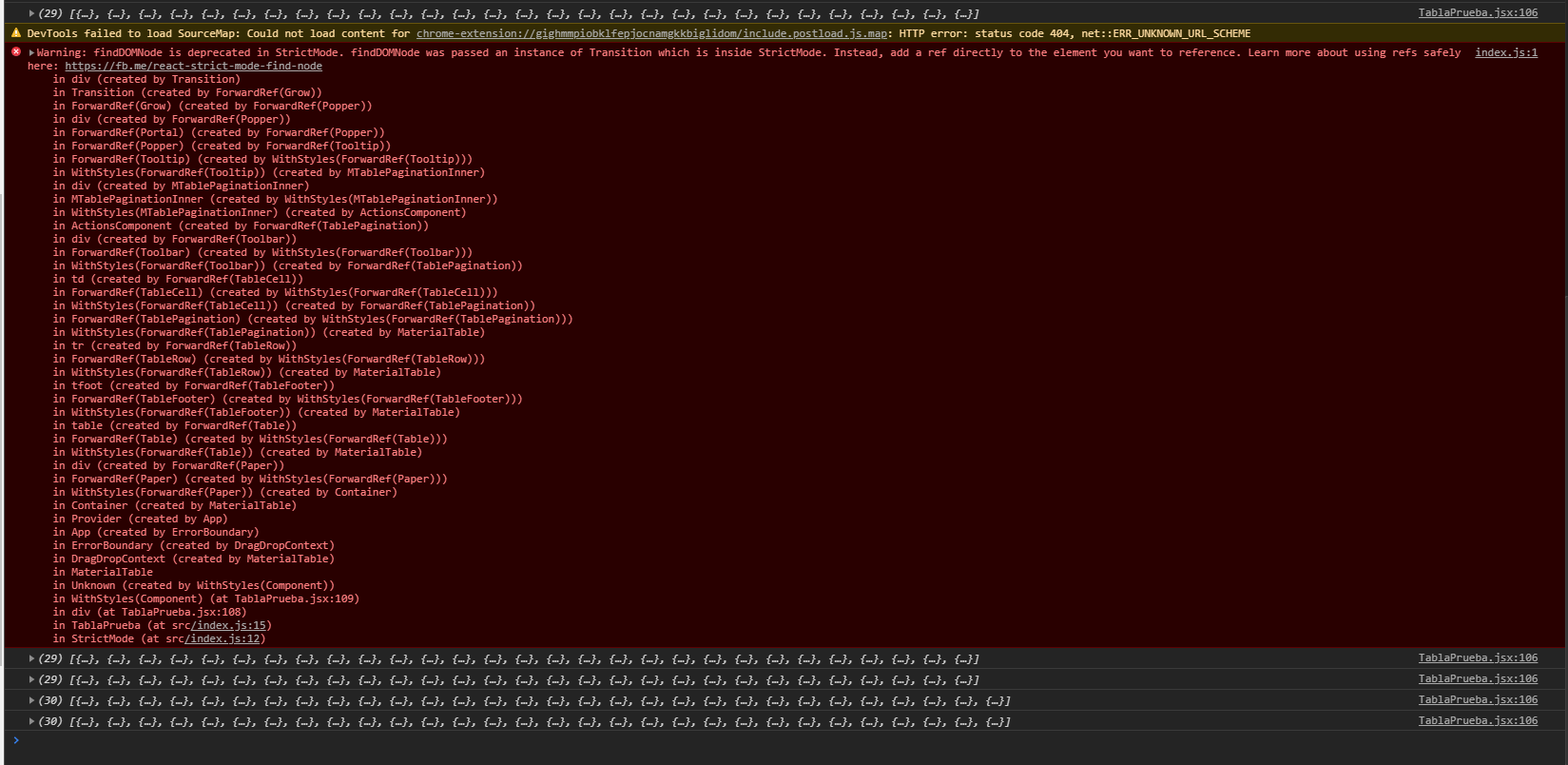 My component is not refreshing after setting state. · Issue #2208 · mbrn/material-table · GitHub