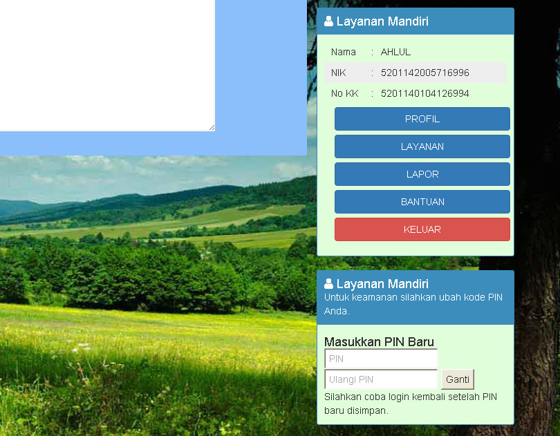 Form layanan mandiri tetap muncul ketika sudah login · Issue #578 · OpenSID/OpenSID · GitHub