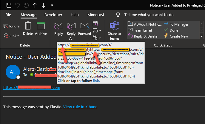 [Bug] `{{context.results_link}}` Variable Applies Twice on Detection Rule Alerts · Issue #159586 ...