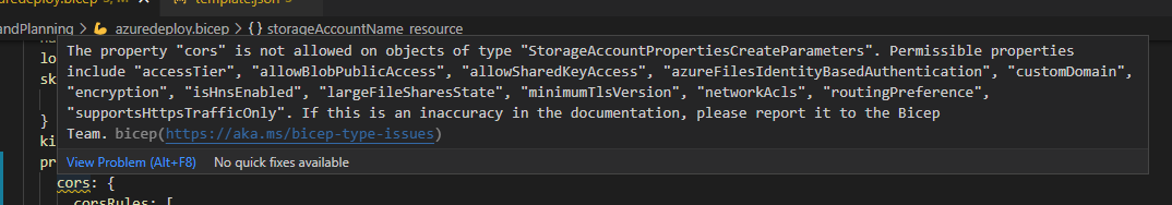 Missing type validation / inaccuracies · Issue #784 · Azure/bicep · GitHub