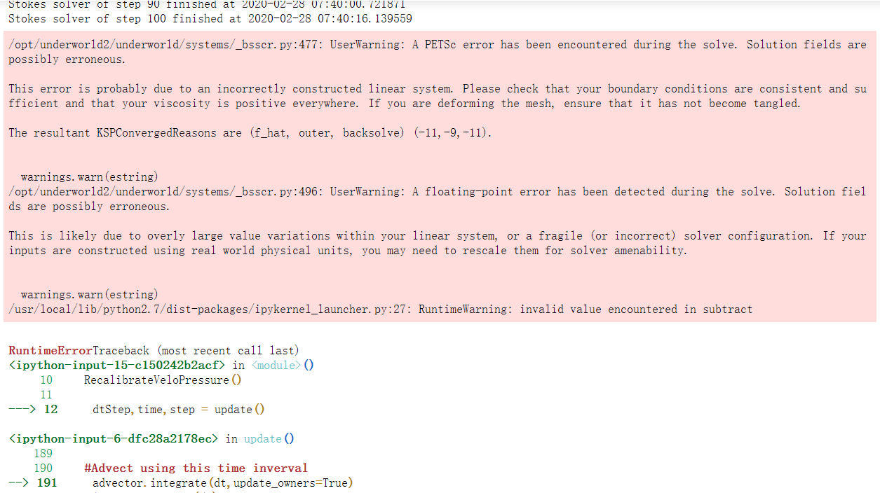 infinite velocity (?) for a simple thermochemical convection · Issue #457 · underworldcode ...