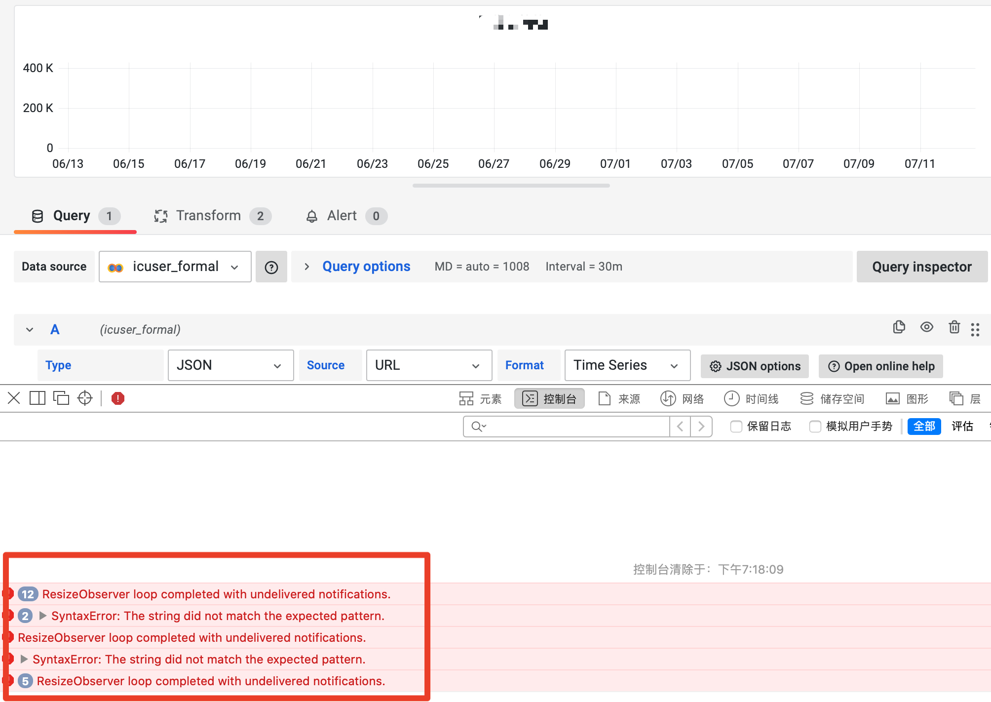 safari browser can't display line chart · Issue #52085 · grafana/grafana · GitHub