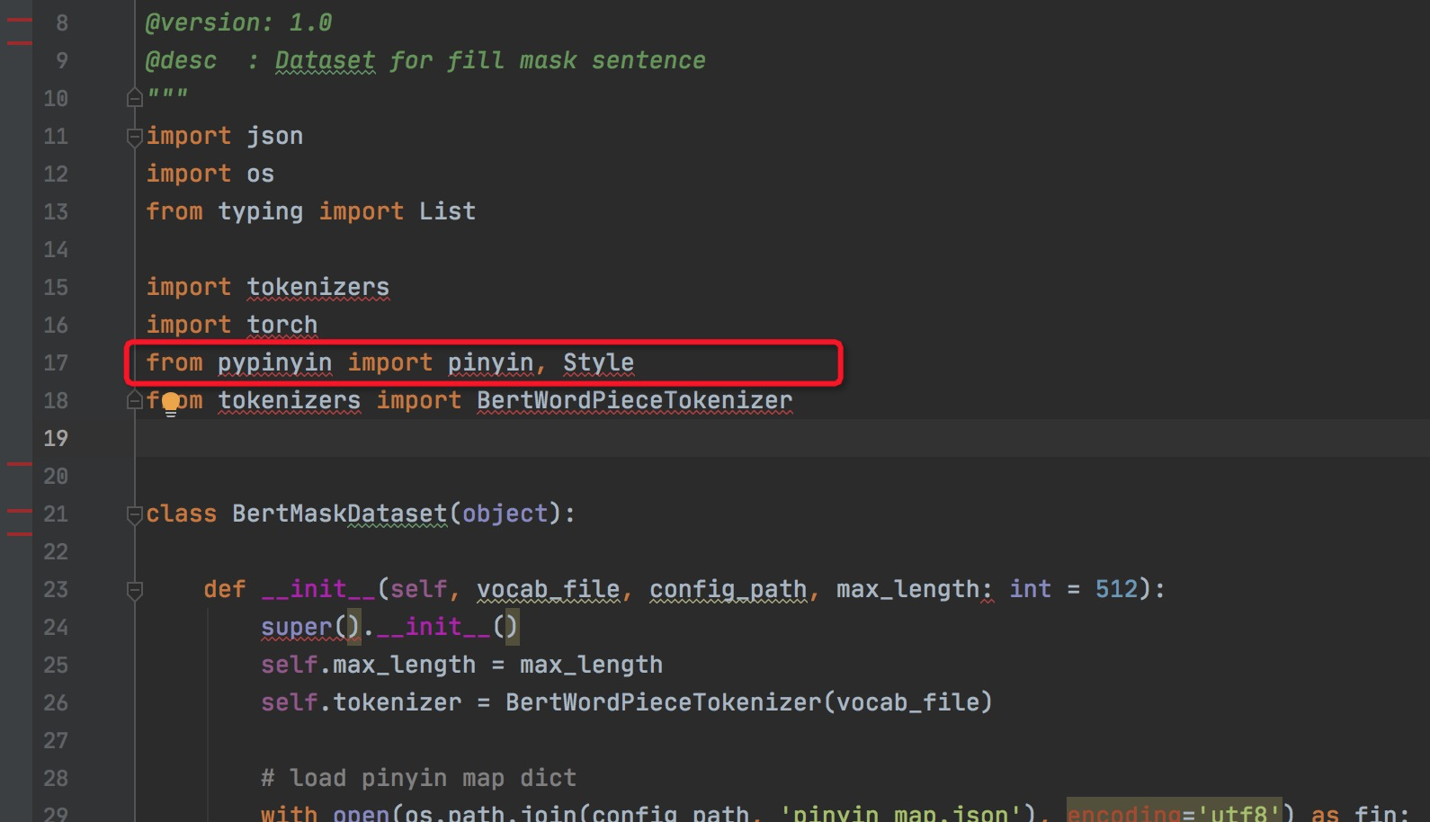 请问from pypinyin import pinyin, Style中pypinyin的代码有提供吗，在code里没有找到 · Issue ...