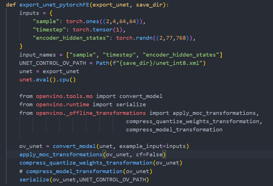 Issues About Using Pytorch Frontend Convert Nncf Qat Int8 Model To Ir · Issue 467 · Huggingface
