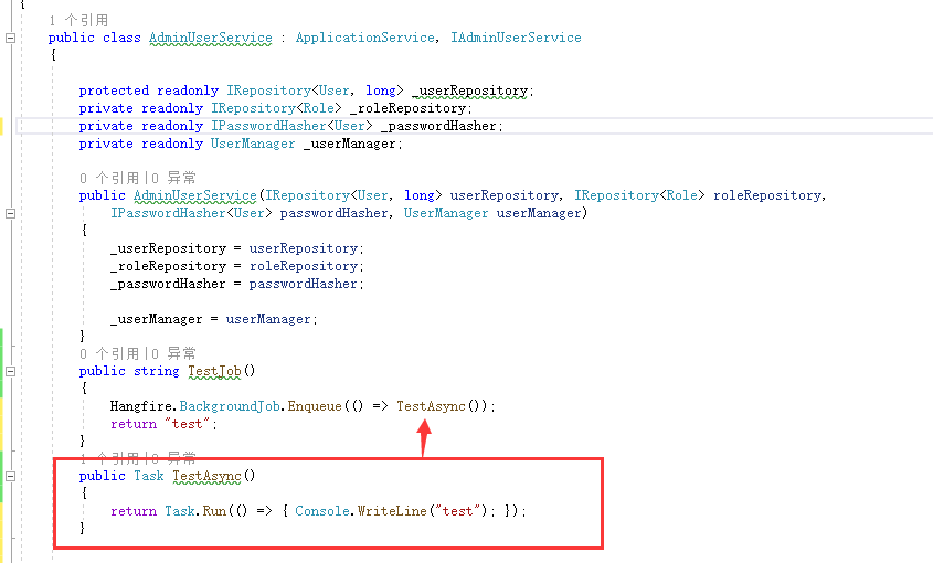 I Use Hangfire On Dynamic Web Api Throw A Exception · Issue 4848 · Aspnetboilerplate