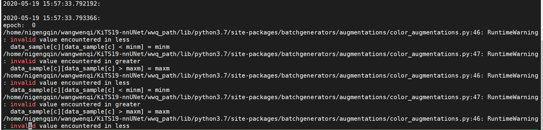 Error while training · Issue #172 · MIC-DKFZ/nnUNet · GitHub