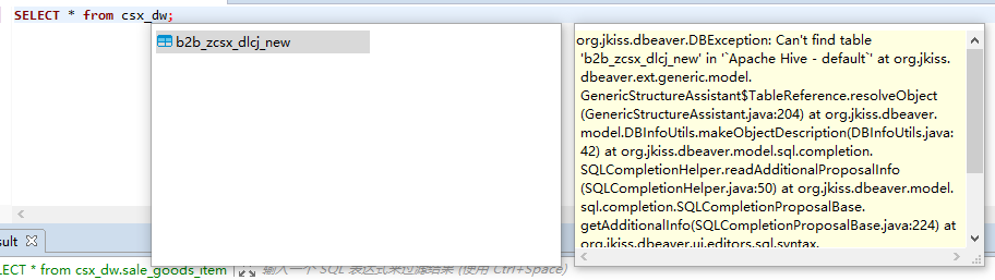 org.jkiss.dbeaver.DBException: Can't find table · Issue #6537 · dbeaver/dbeaver · GitHub