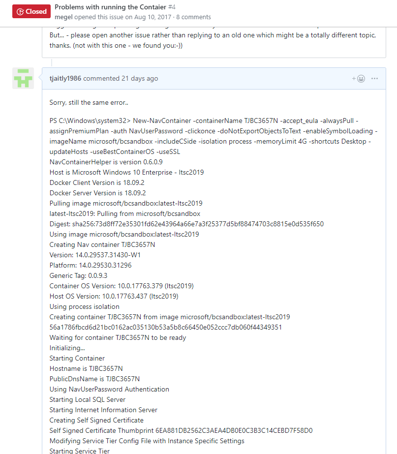 New Nav Container Installation Issue for Business Central Image · Issue #361 · microsoft/nav ...