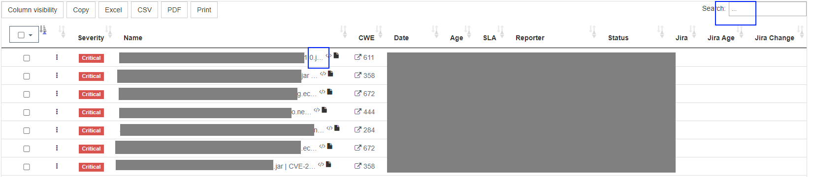 Search inside findings tab does not find excerpted value · Issue #3375 · DefectDojo/django ...