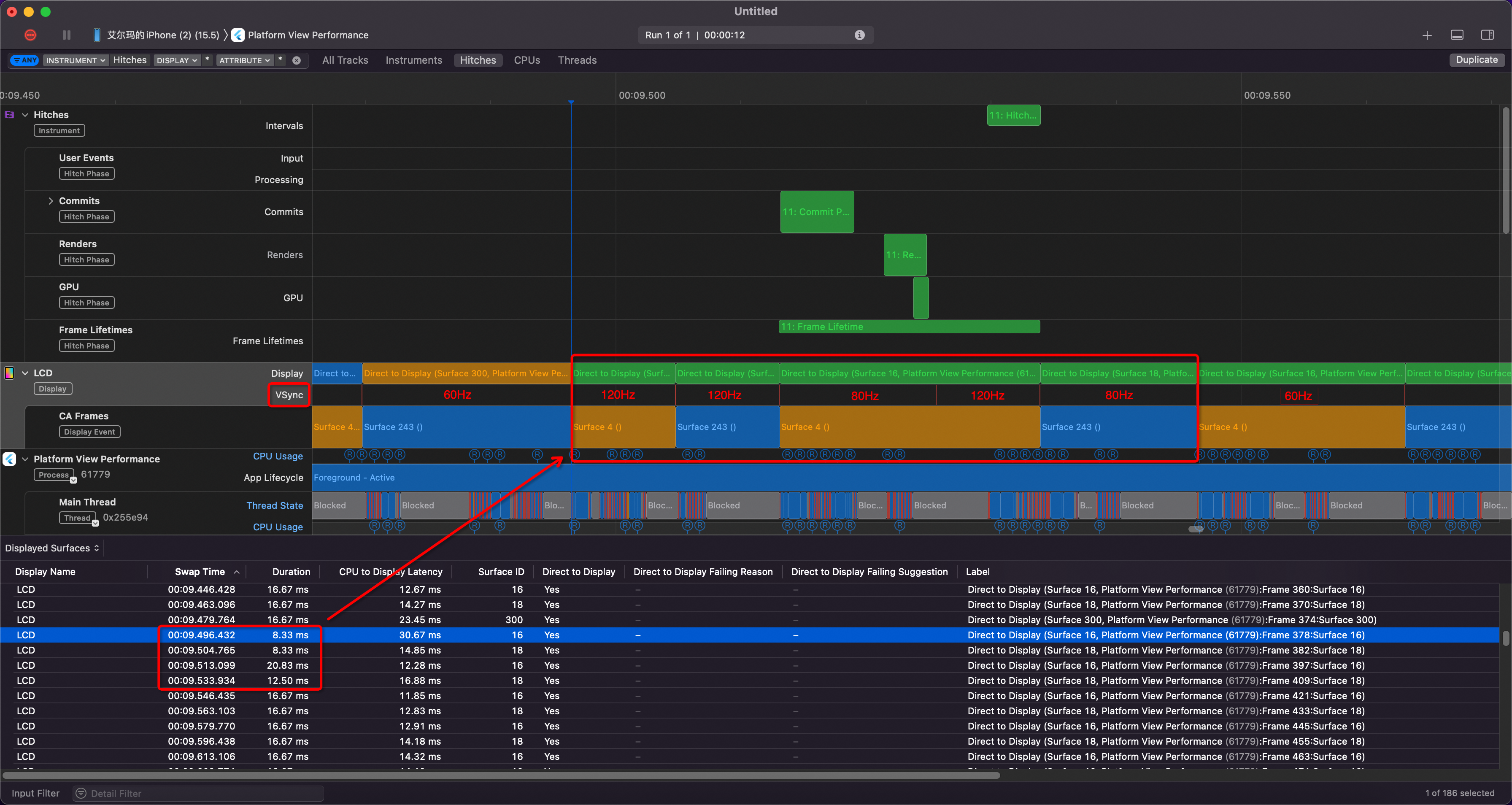 [ios] Swiping a listview containing platform views has noticeable jitter on Promotion devices ...