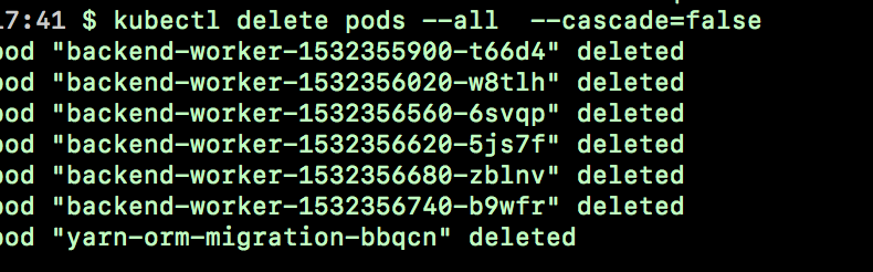 kubectl delete cronjob,job doesn't purge the resources and hangs indefinitely · Issue #66569 ...