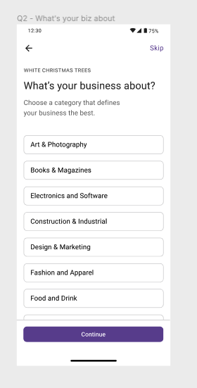 Add UI for store category selection step inside store creation flow · Issue #8008 · woocommerce ...
