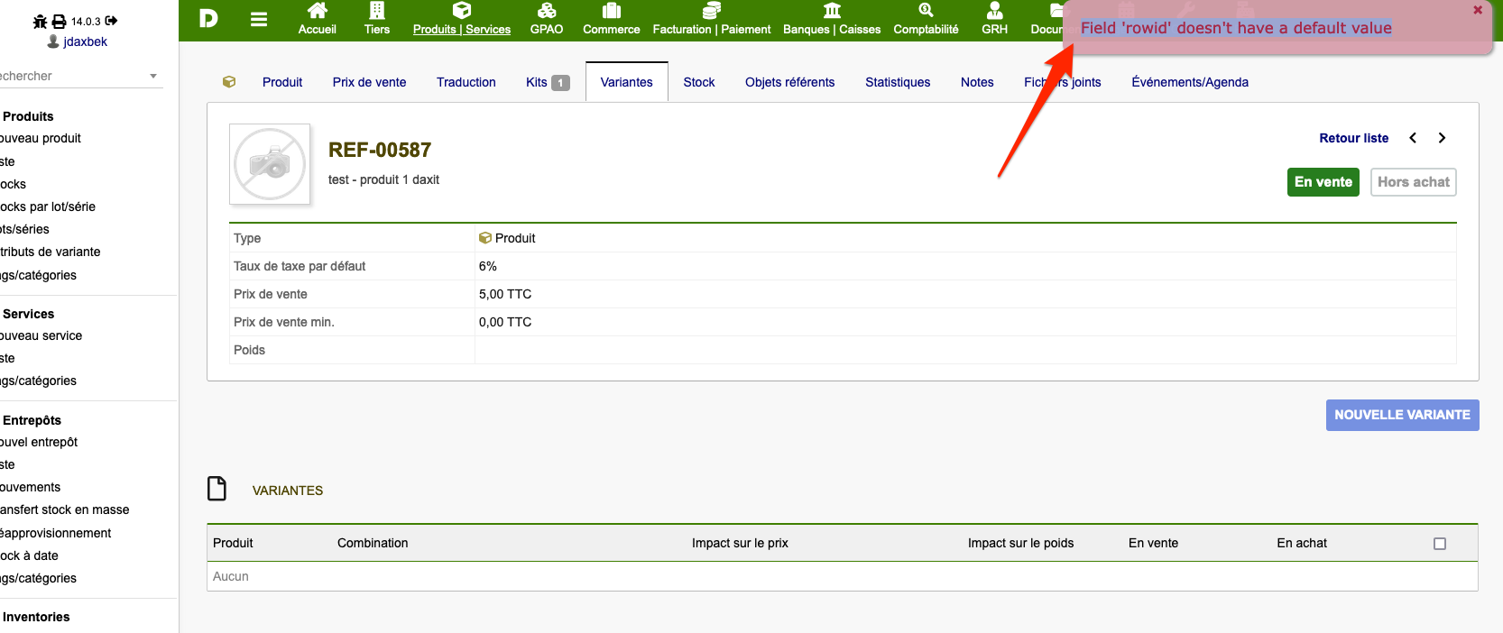 V14 X Cannot Add A Combination Of Product Service · Issue 19357 · Dolibarr Dolibarr · Github