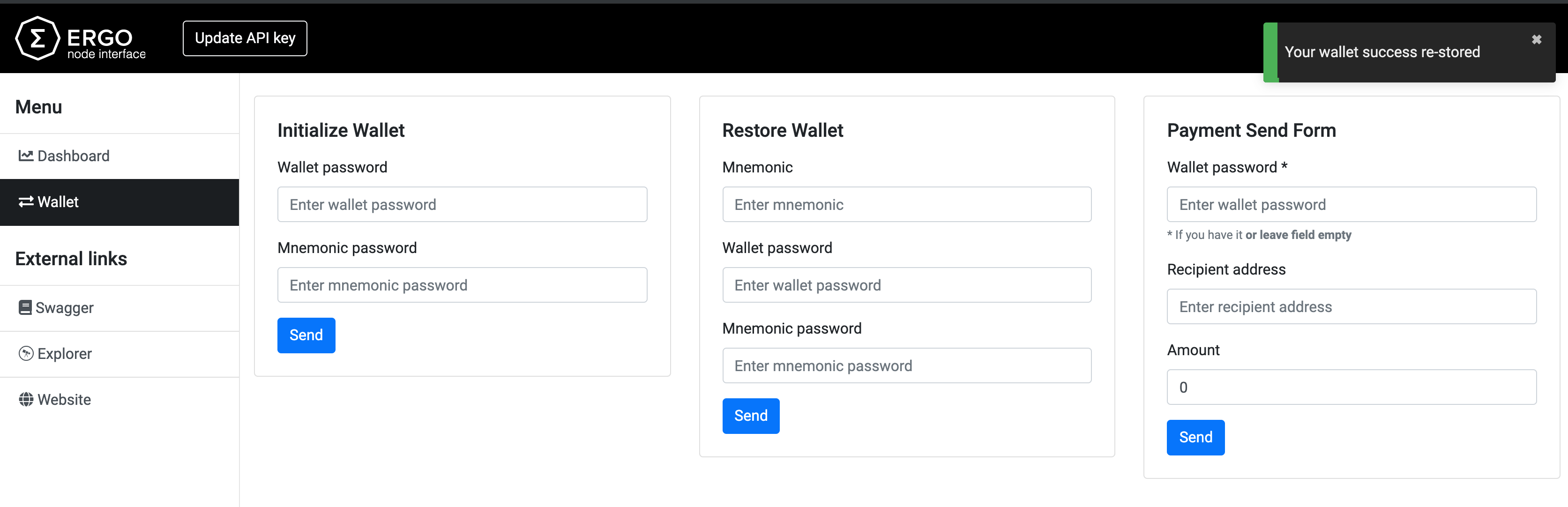 Empty balance after wallet restoring · Issue #906 · ergoplatform/ergo · GitHub
