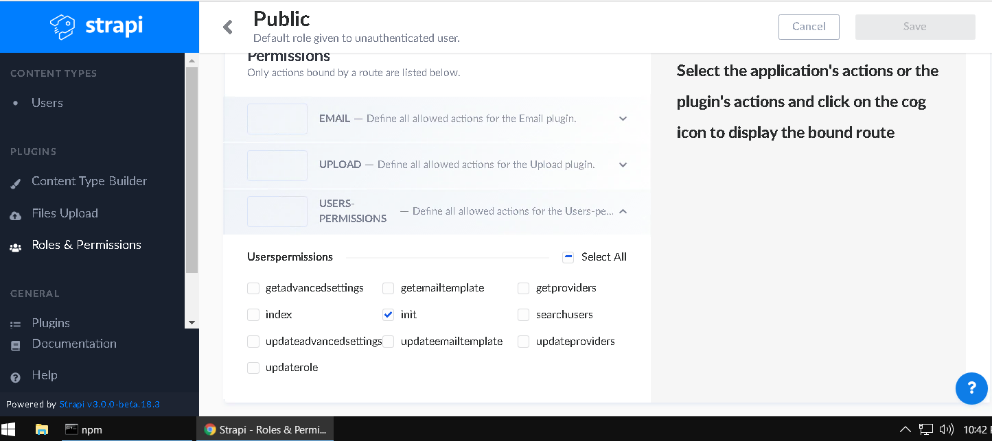 User Permission Plugin for MySQL · Issue #4885 · strapi/strapi · GitHub