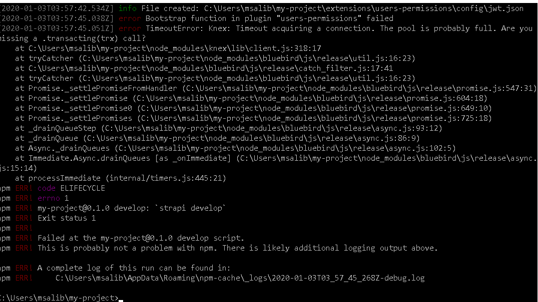 User Permission Plugin for MySQL · Issue #4885 · strapi/strapi · GitHub