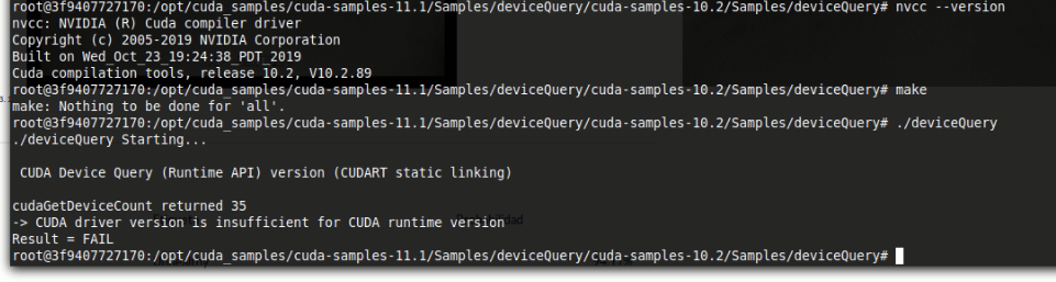 GPU is not been used in inference. · Issue #73 · NVIDIA/cuda-samples · GitHub