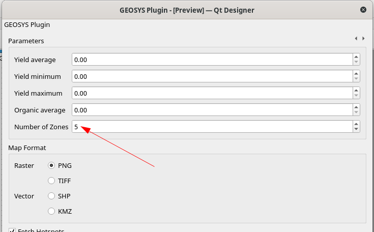 Change the default value for number of zones · Issue #131 · earthdaily/qgis-plugin · GitHub