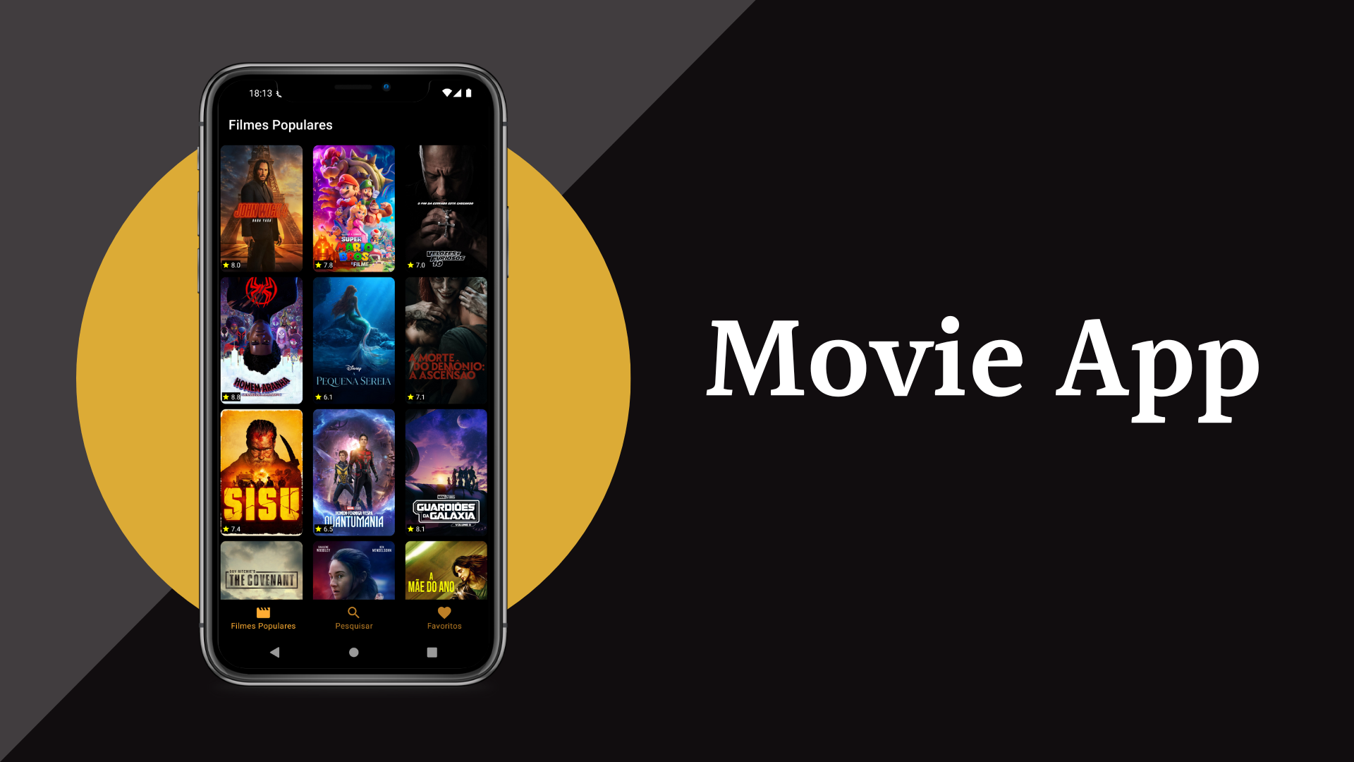 GitHub - gitdaniellopes/Movie-App: Projeto do curso MovieApp