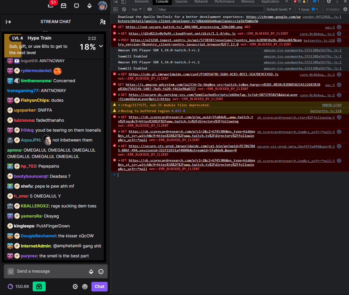 Not able to see Betterttv emotes in some channels · Issue #5711 · night ...
