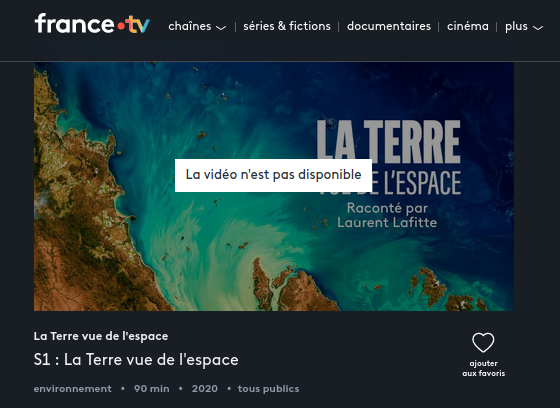 ERROR: [FranceTVSite] 1289293-la-terre-vue-de-l-espace: Unable to extract video ID · Issue #4730 ...