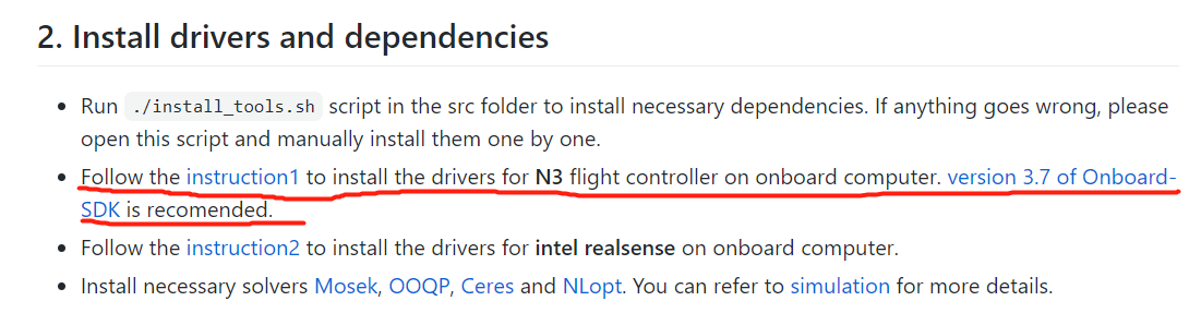 Onboard SDK compilation issues · Issue #37 · HKUST-Aerial-Robotics/Teach-Repeat-Replan · GitHub