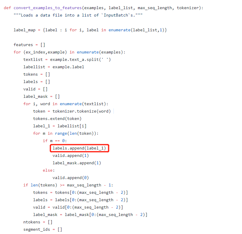 wordpiece and label? · Issue #37 · kamalkraj/BERT-NER · GitHub