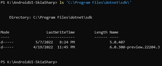 [BUG] SkiaSharp.Views.Blazor.csproj - The current .NET SDK does not ...