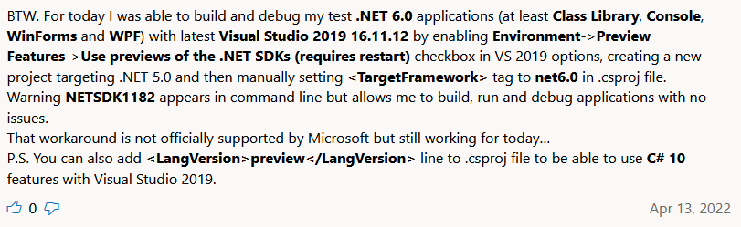 [BUG] SkiaSharp.Views.Blazor.csproj - The current .NET SDK does not support targeting .NET 6.0 ...