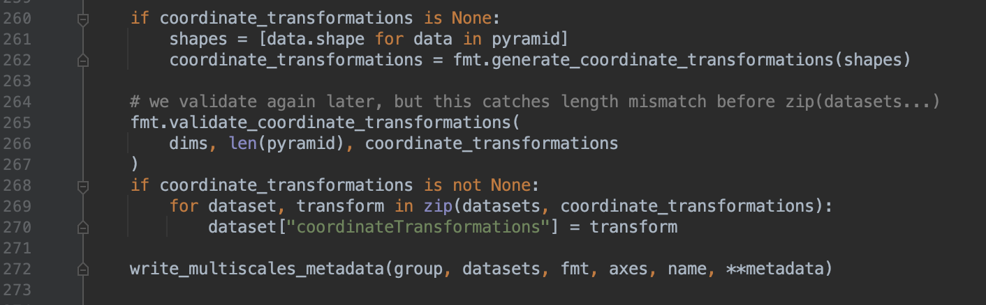 Coordinate transformations and ome-zarr-py · Issue #31 · scverse/spatialdata · GitHub