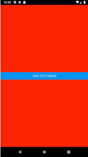 Android 9 360 After Hiding Statusbar Container Does Not Get Resized · Issue 5662 · Wix