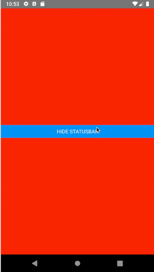 [Android 9, 3.6.0]After hiding StatusBar container does not get resized · Issue #5662 · wix ...