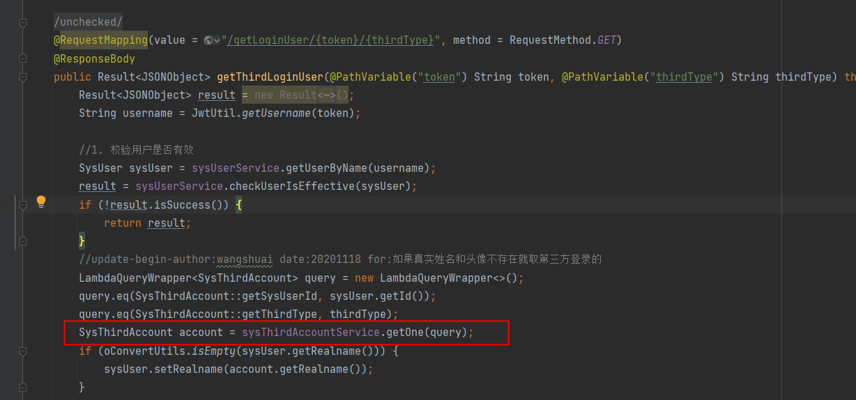 第三方用户账号问题 · Issue #2930 · jeecgboot/JeecgBoot · GitHub