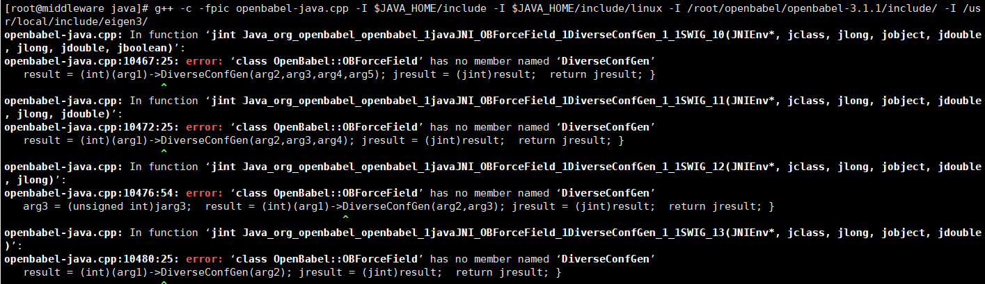 An error occurred when compiling openbabel-java.cpp with g++ · Issue #2562 · openbabel/openbabel ...
