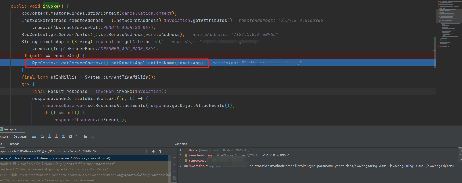 in mesh mode with triple protocol, remoteApplicationName is null · Issue #11044 · apache/dubbo ...