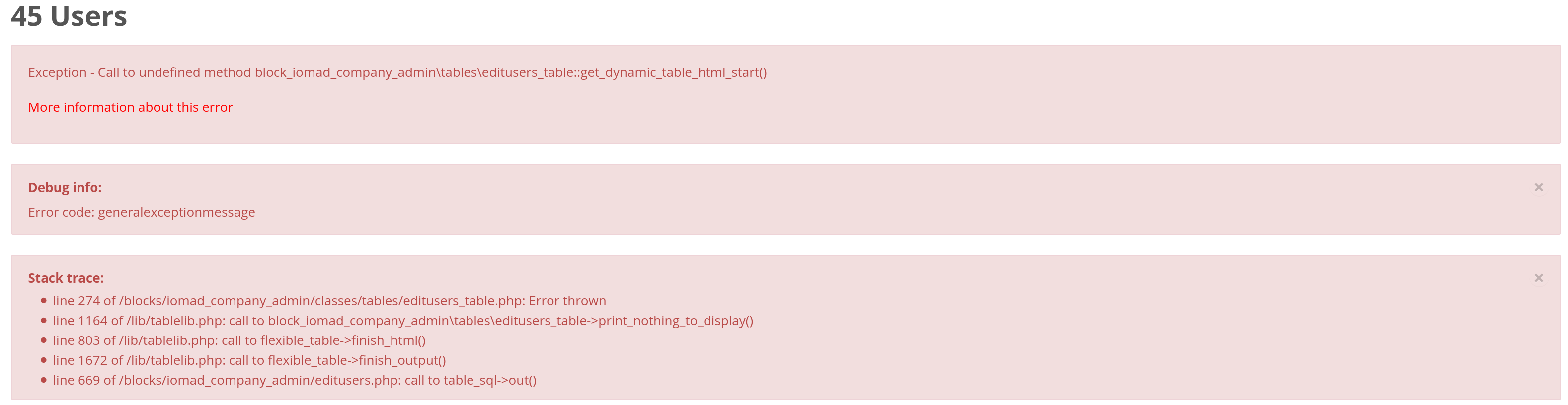 Error on edit users (when A-Z filters set if no user has those firstname + lastname initials ...