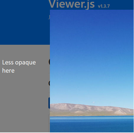 Is it possible to change opacity of content behind the image? · Issue #332 · fengyuanchen ...