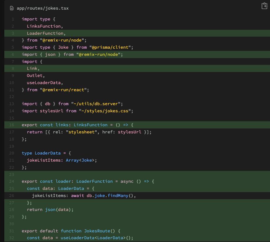Documentation Highlight Error - tutorials/jokes.md · Issue #4231 · remix-run/remix · GitHub