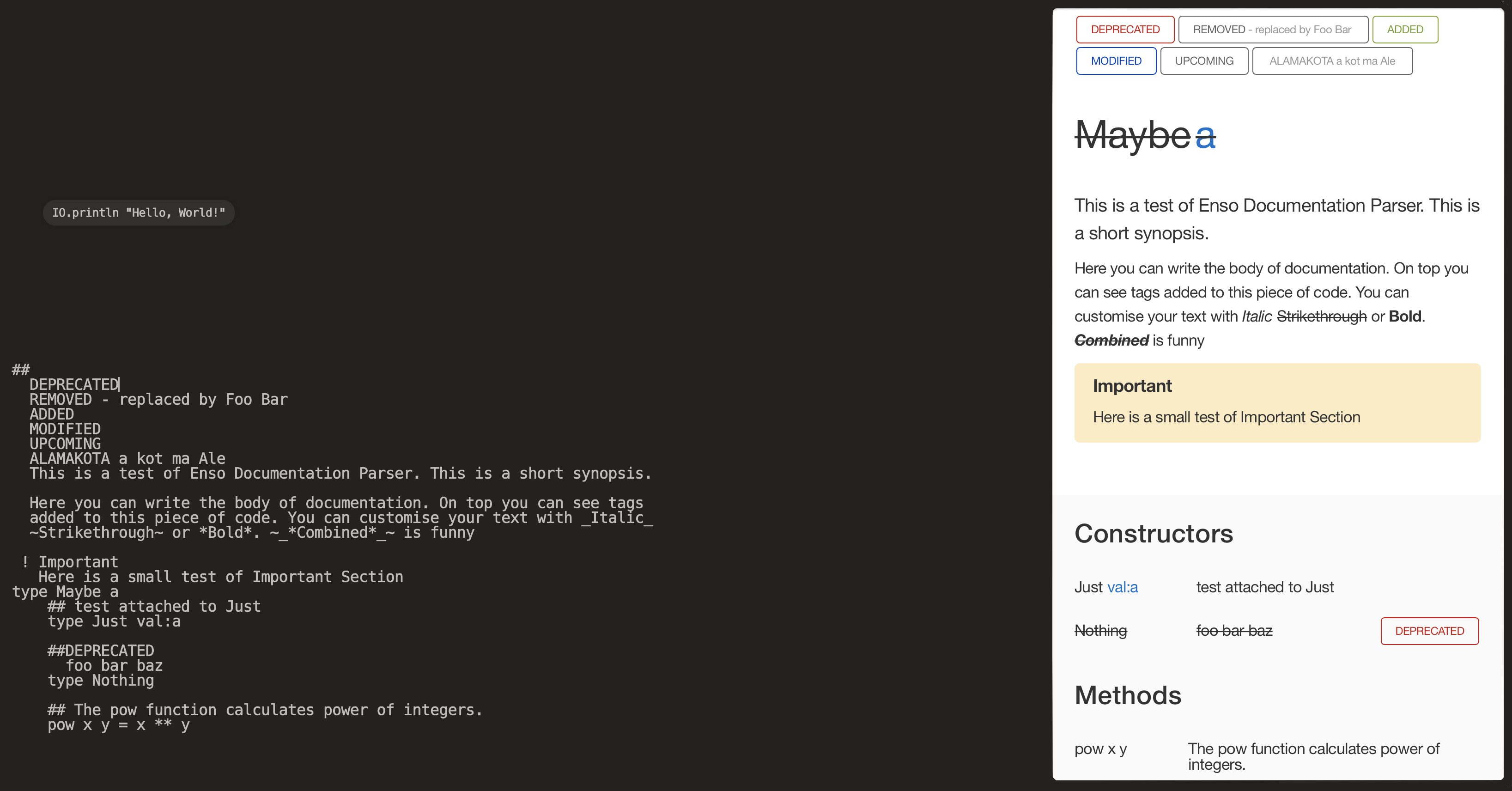 Adjust Documentations Stylesheet To Display Properly In A Column In Enso Ide · Issue 2396