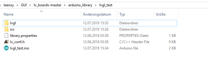 teensy 3.2 with littlevgl (Arduino IDE), setup problem? · Issue #304 · lvgl/lvgl · GitHub