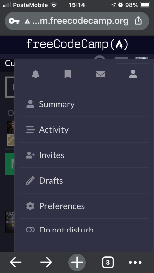 using the forum on mobile many dropdown menu items are inaccessible · Issue #40861 ...