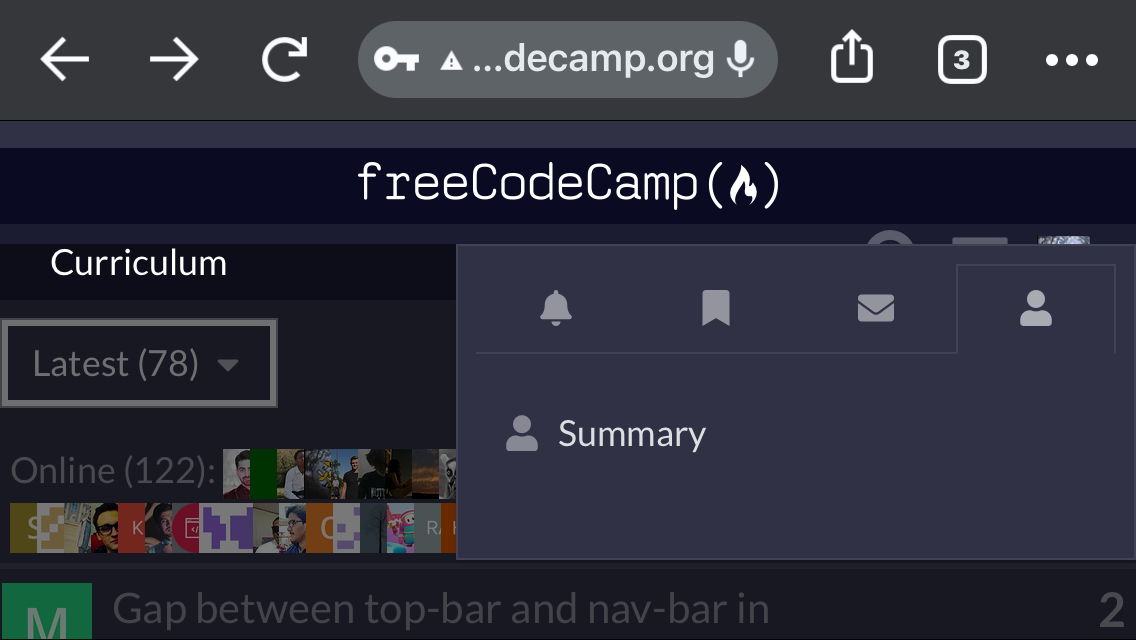 using the forum on mobile many dropdown menu items are inaccessible · Issue #40861 ...