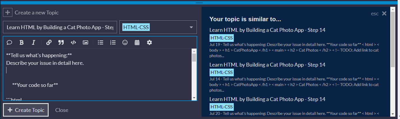 Suggest searching the forum before making a help thread · Issue #47375 ...