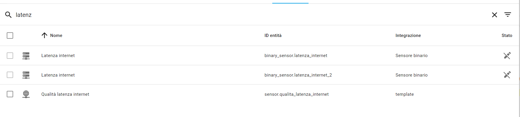 Modification of a binary ping sensor leads to a new temporary sensor creation (reload config not ...